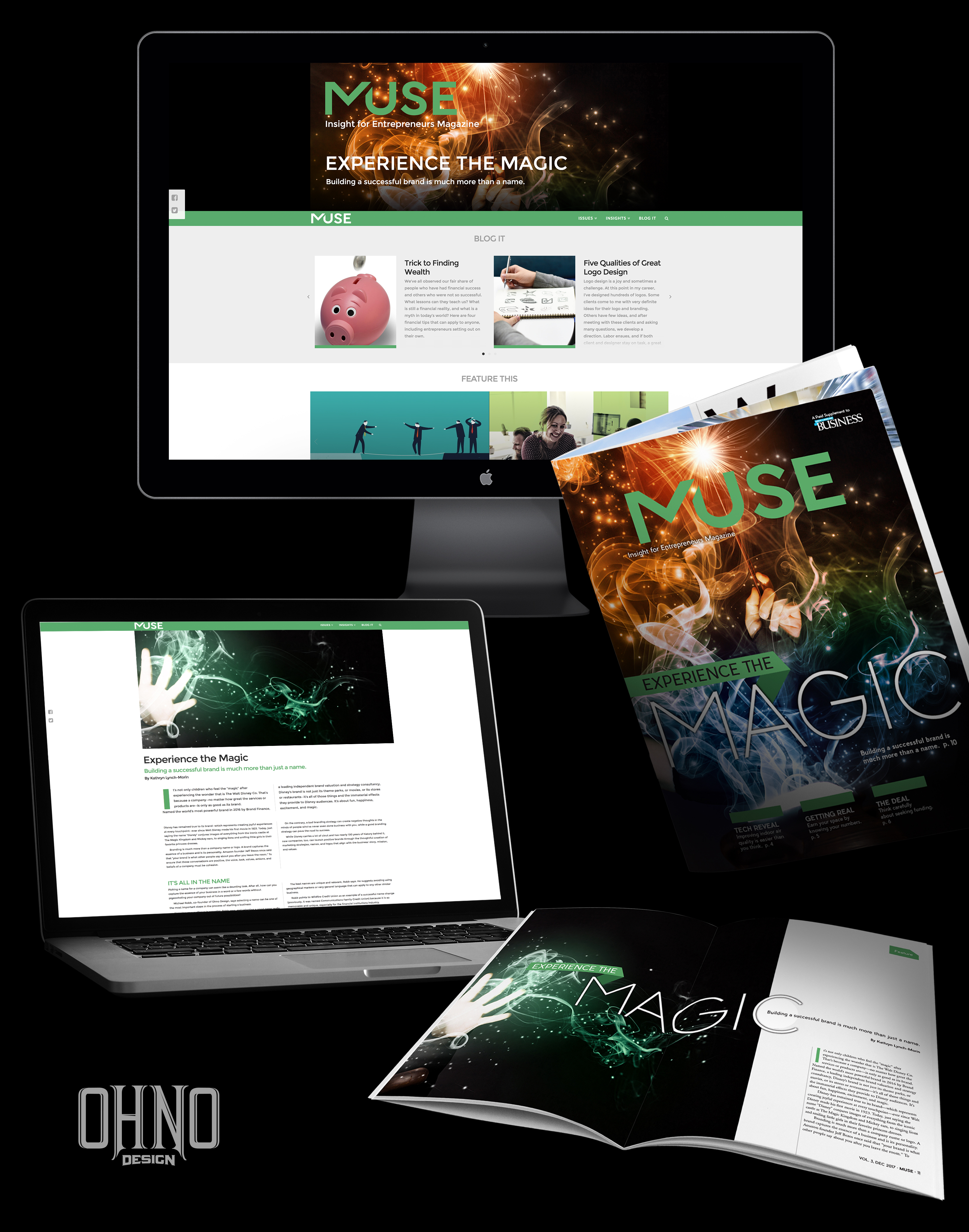 A Website Designed by Ohno Selected for an ADDY Award - Ohno Design